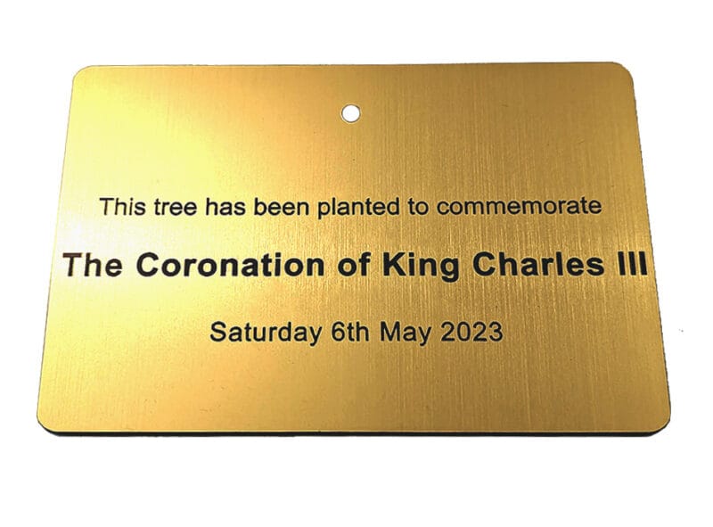 Tree Plaque - 150 x 100mm - BME Laser Techniques